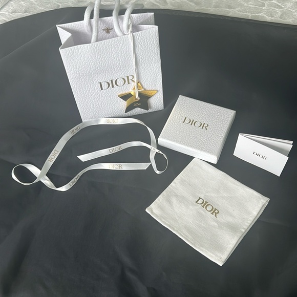 Dior | Party Supplies | Dior Gift Box Dust Bag Ribbon Card | Poshmark
